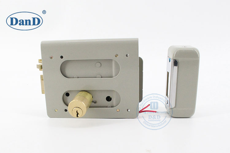 Security Electric Gate Lock Metal Outdoor Rim Lock Manufacturers ...