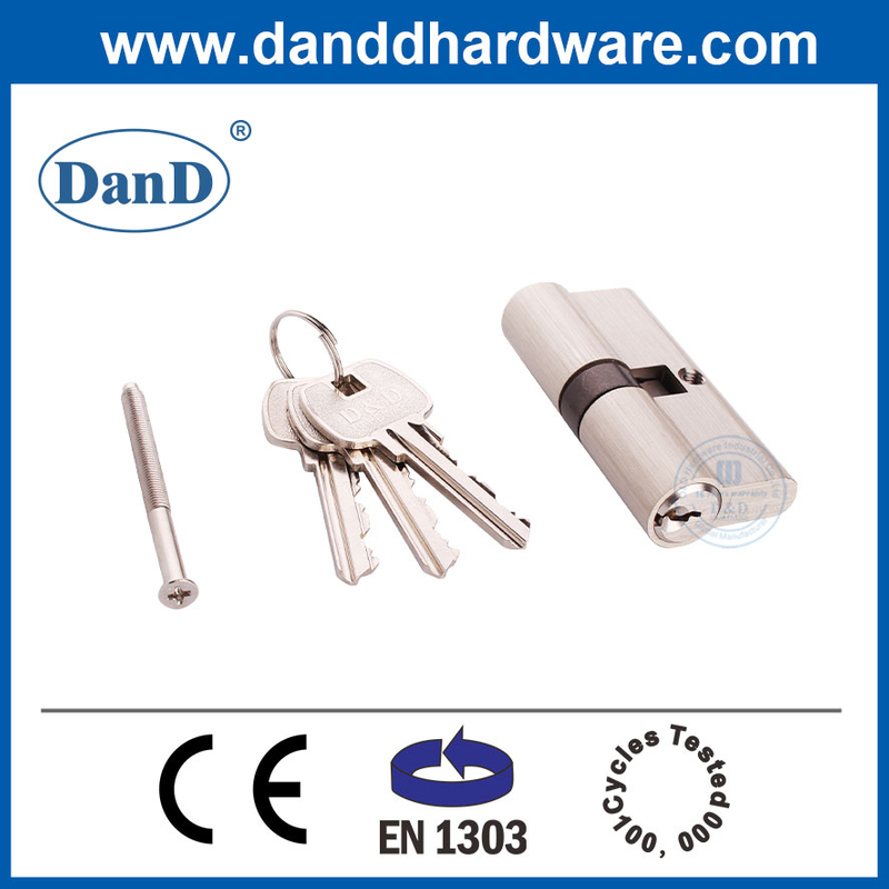Satin Nickel Master Key System EN1303 Brass Lock Cylinder with Key ...