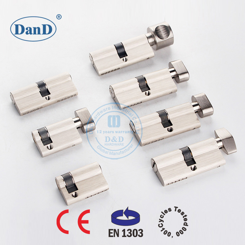 China Supplier Euro Profile EN1303 Brass Door Cylinder Lock with Knob ...