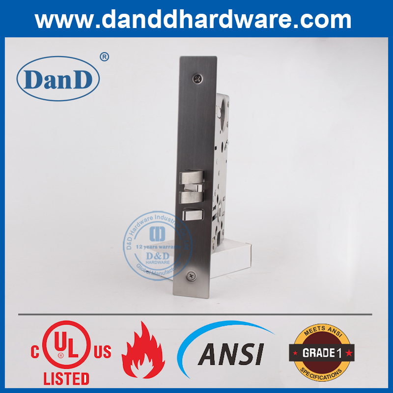 ANSI Grade 1 SUS304 Double Open Mortice Lock for Apartment-DDAL09 - Buy ...