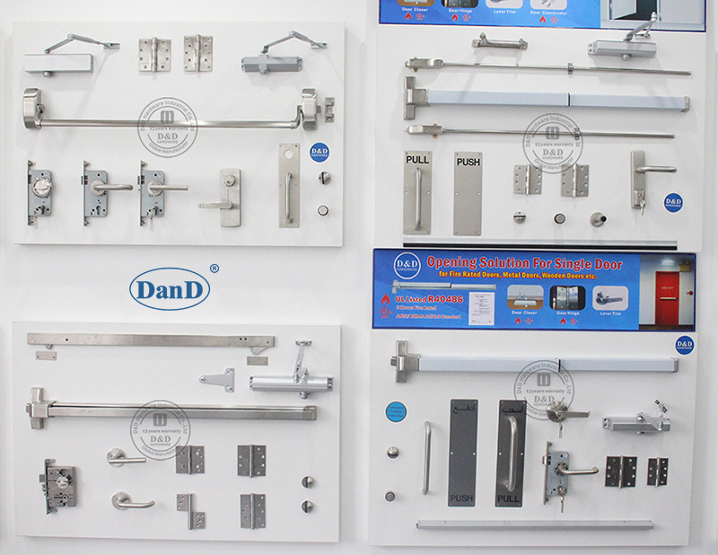 UL Exit Alarm Panic Bar Steel Emergency Exit Panic Push Bar with Alarm ...