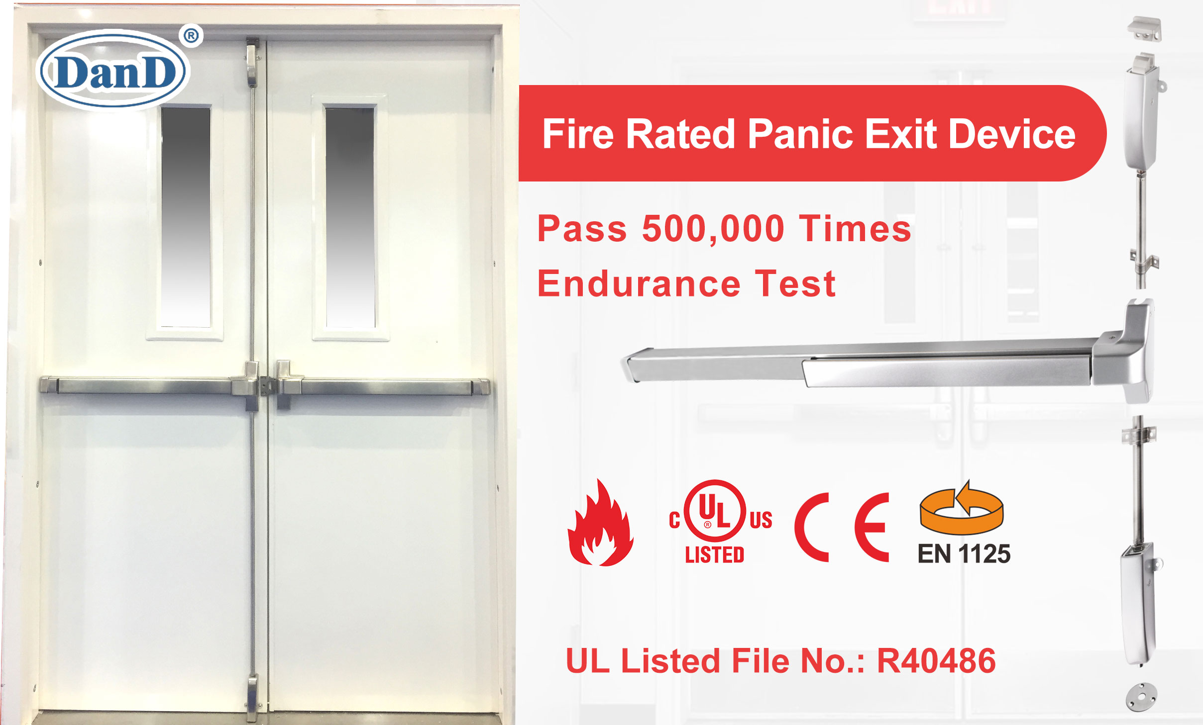 Fire Rated Door Hinges, Fire Exit Hardware, Fire Door Locks - D&D ...