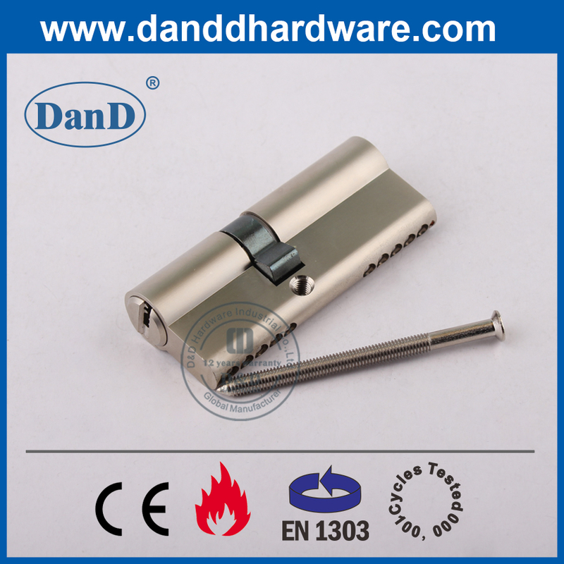 Euro Brass Offset Double Cylinder with Keys-DDLC014 - Buy lock cylinder ...