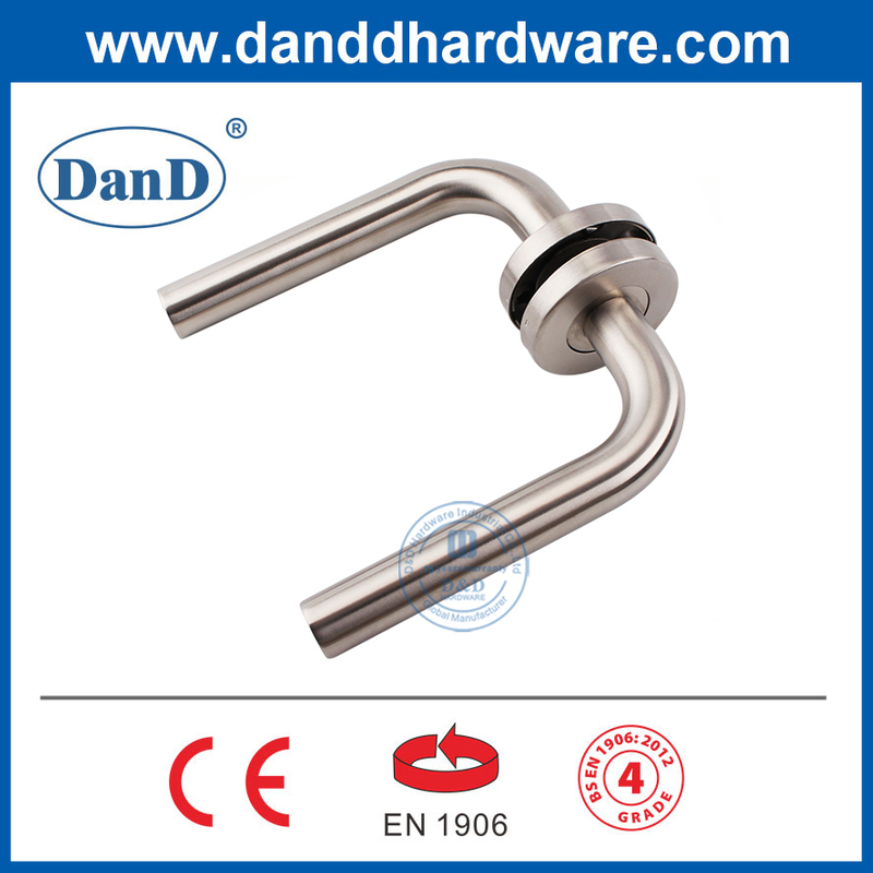 European EN1906 Grade 4 Stainless Steel Simple Type Front Door Handles ...