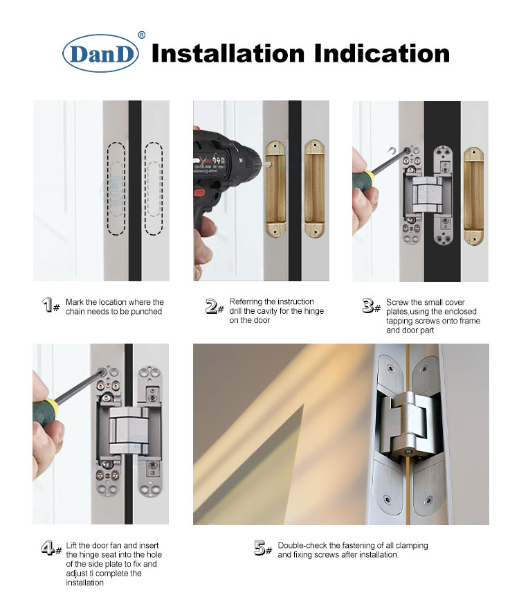 How to Install a Hidden Door Hinge - Step-by-Step Guide - danddhardware