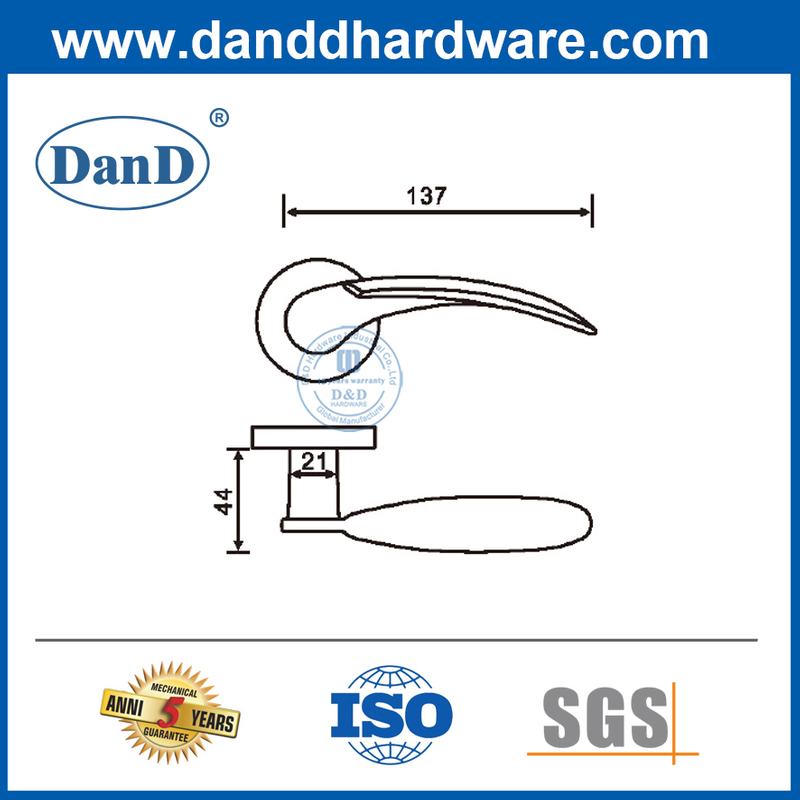 Exterior Door Handles Stainless Steel Solid Lever Front Door Handles ...