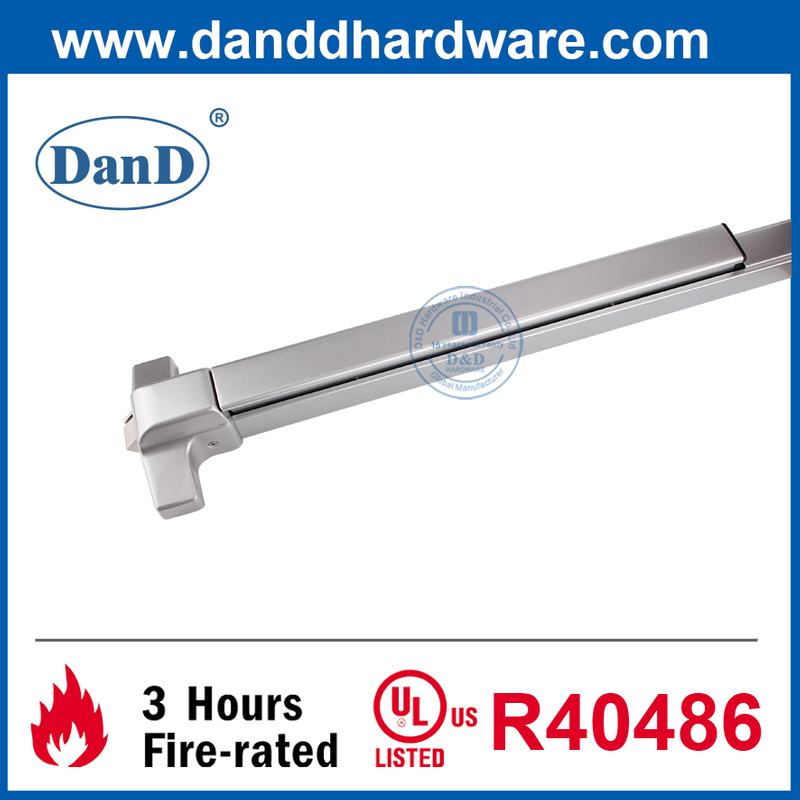 UL Listed Rim Type Fire Exit Device Touch Bar Steel Panic Bar-DDPD003 ...